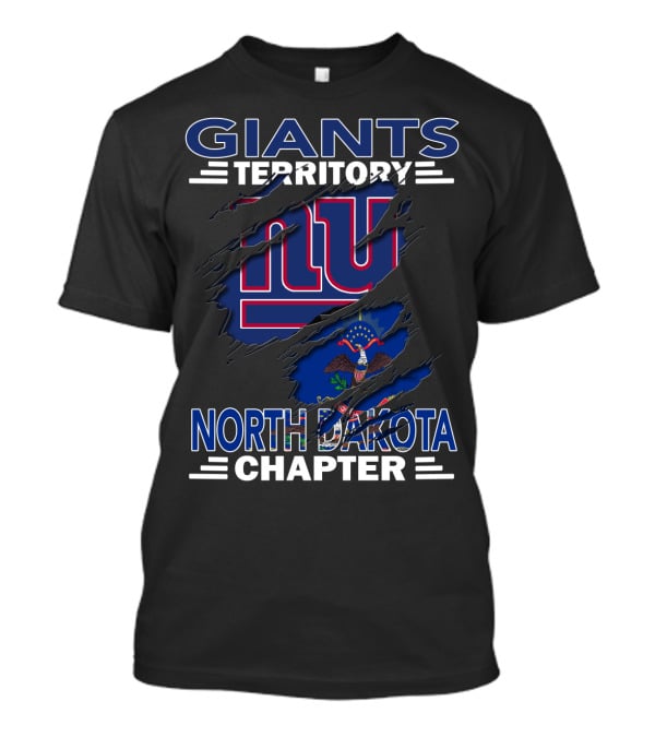 Giants Territory North Dakota Chapter NY Giants Fan Club T-Shirt
