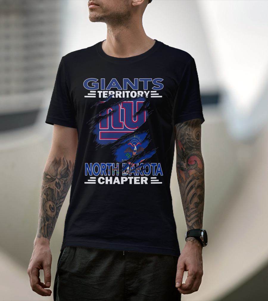 Giants Territory North Dakota Chapter NY Giants Fan Club T-Shirt