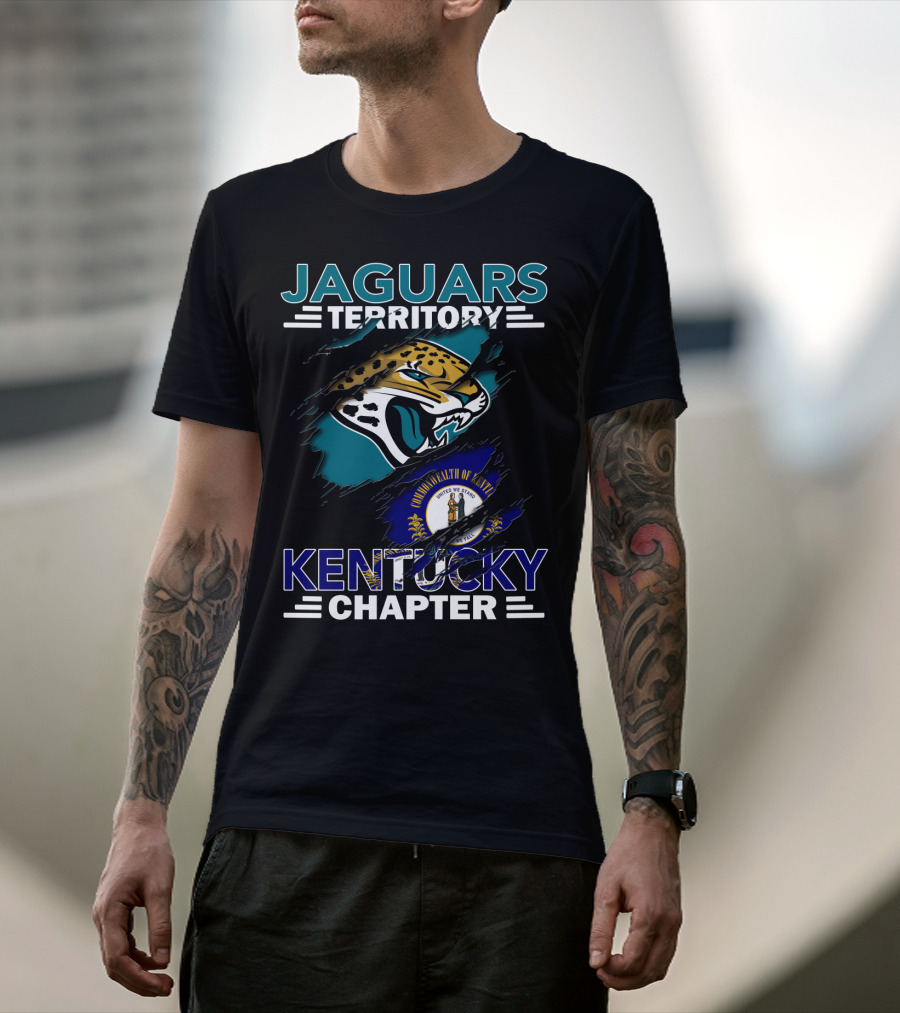 Jaguars Territory Kentucky Chapter Commonwealth Flag T-Shirt