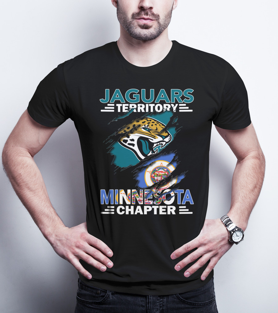 Jaguars Territory Minnesota Chapter Football Fan Club Logo State Pride T-Shirt