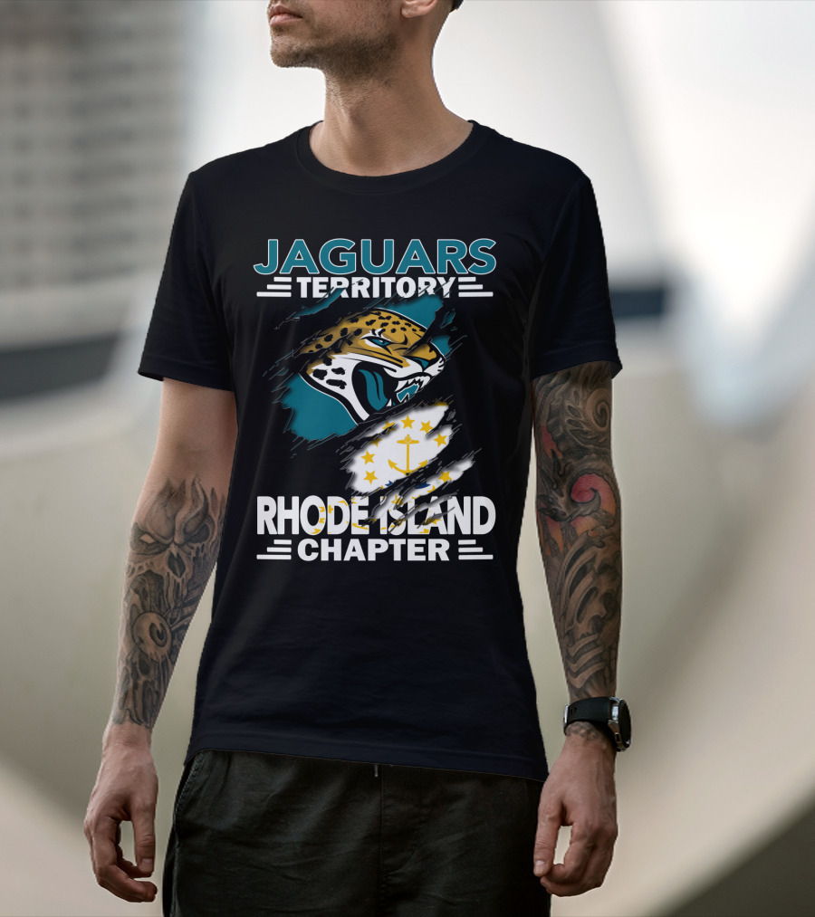 Jaguars Territory Rhode Island Chapter With Fierce Jaguar T-Shirt