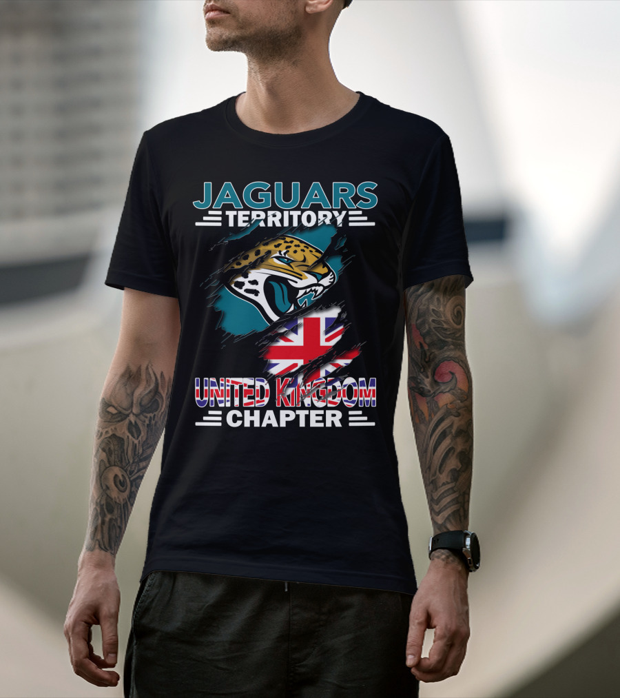 Jaguars Territory United Kingdom Chapter Union Flag T-Shirt