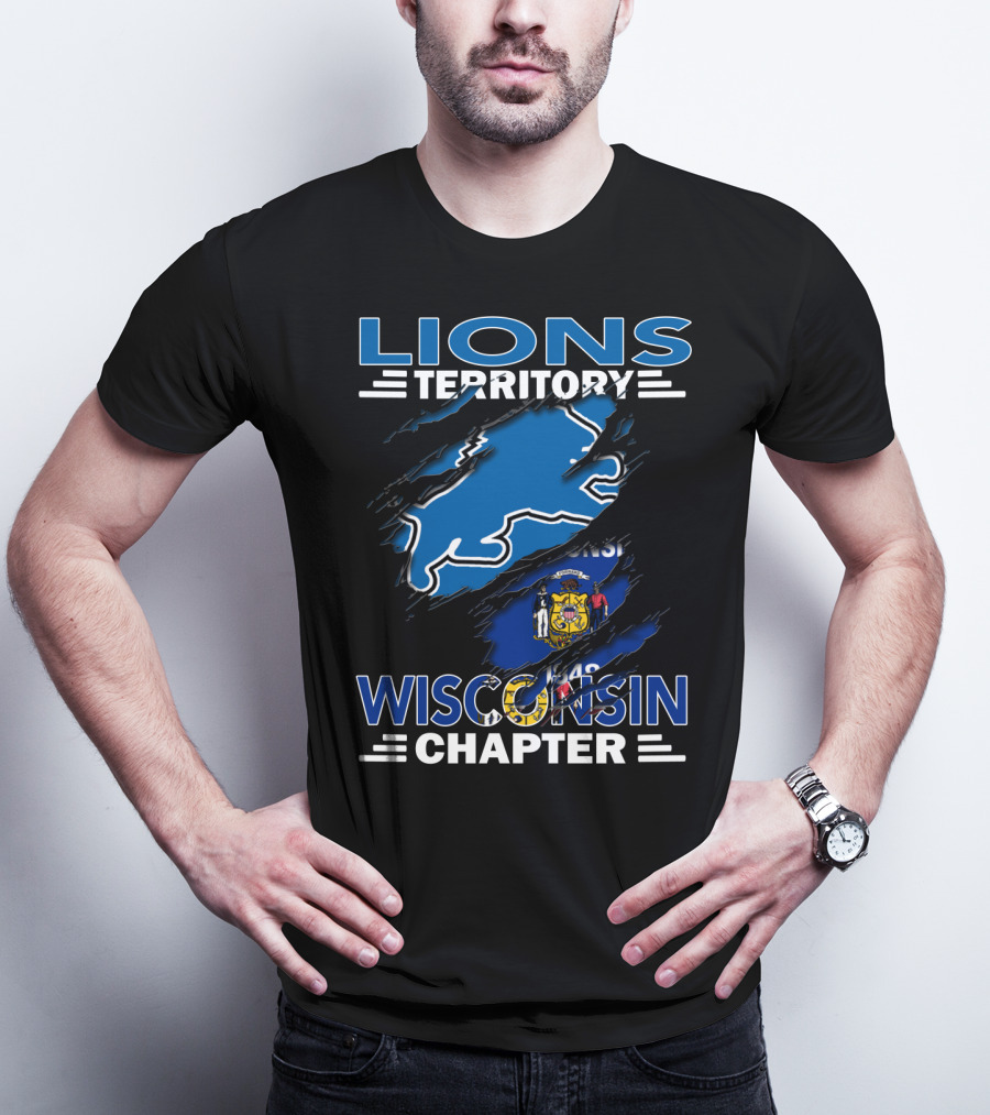 Lions Territory Wisconsin Chapter Sports T-Shirt
