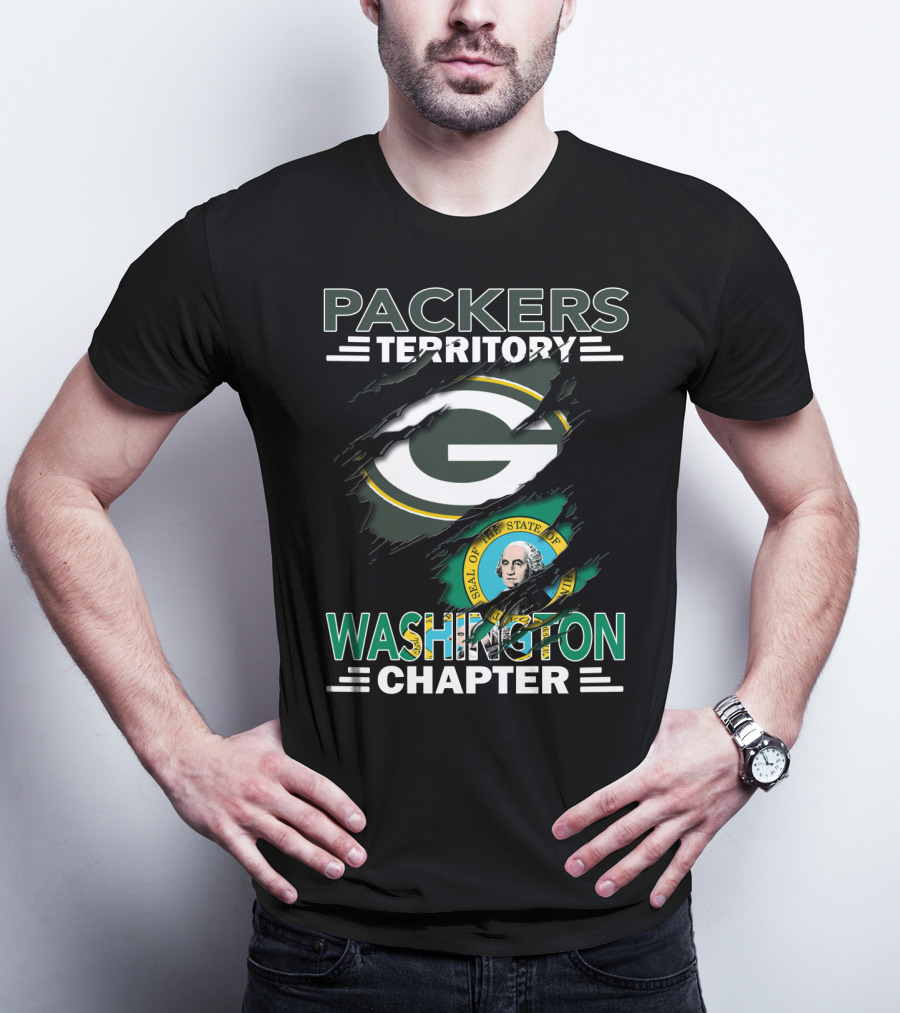 Packers Territory G Logo Seal Of Washington Chapter T-Shirt