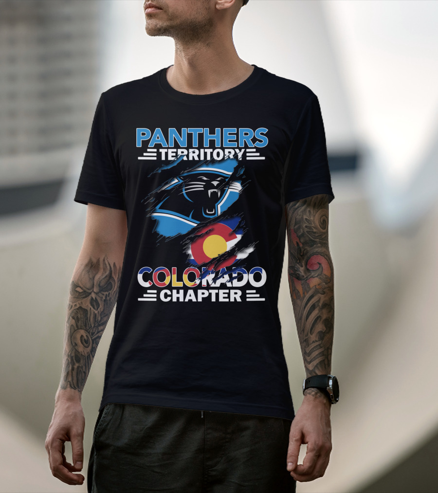 Panthers Territory Colorado Chapter NFL Fan Club T-Shirt