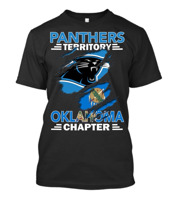 Panthers Territory Oklahoma Chapter Flag And Panther T-Shirt