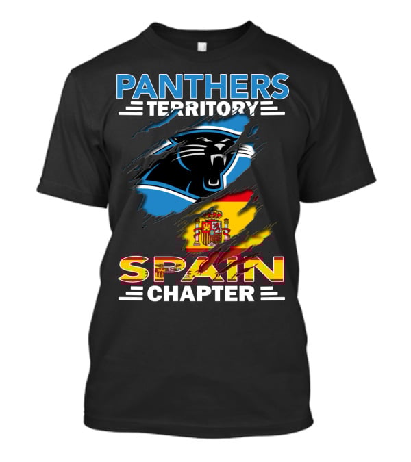 Panthers Territory Spain Chapter Flag T-Shirt