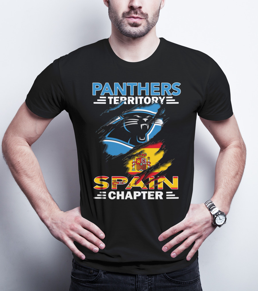Panthers Territory Spain Chapter Flag T-Shirt
