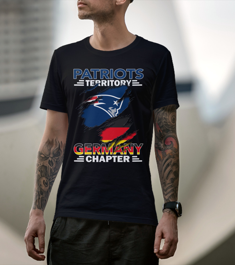 Patriots Territory Germany Chapter Flag T-Shirt