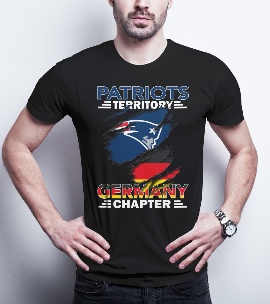 Patriots Territory Germany Chapter Flag T-Shirt