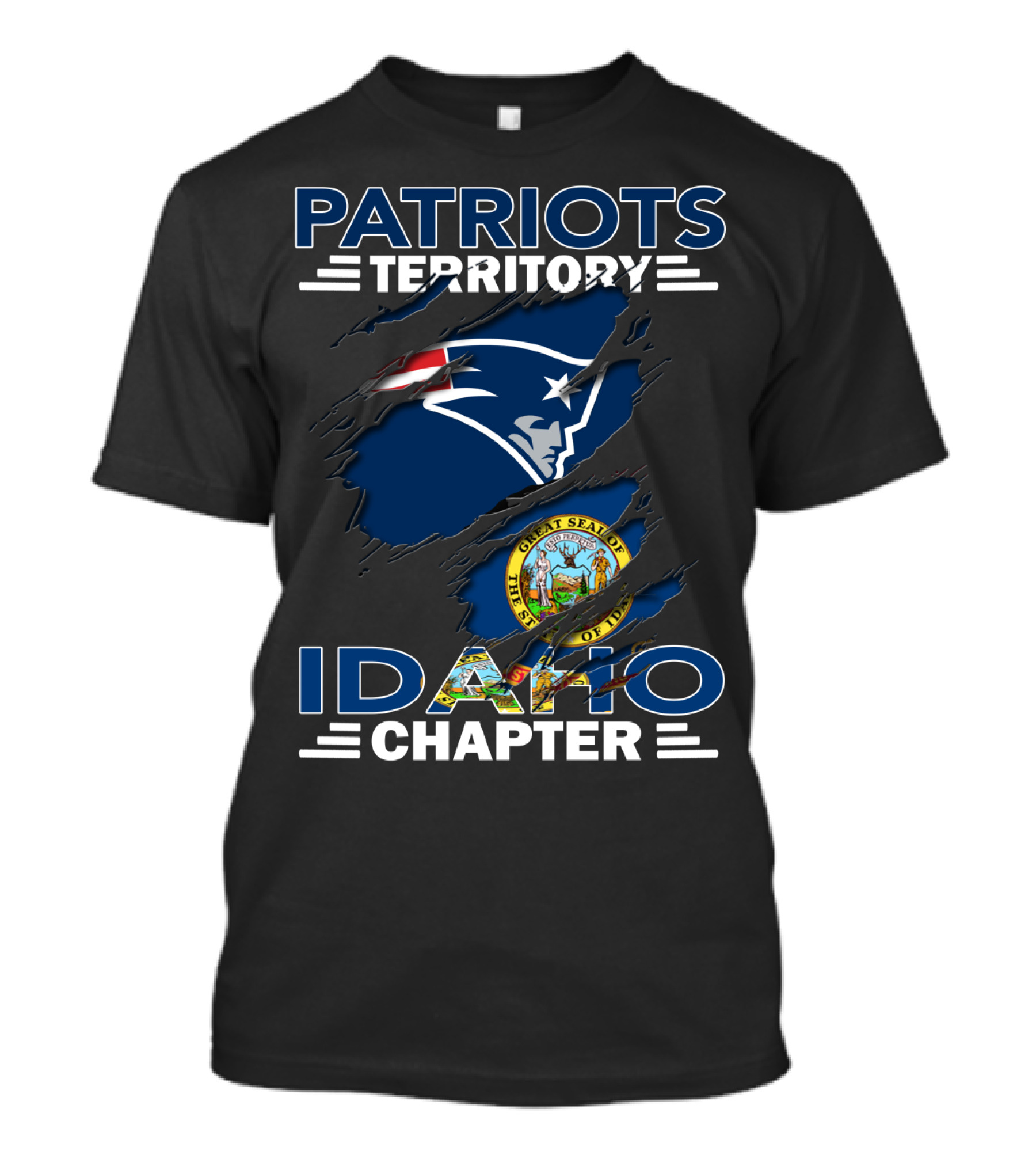 PATRIOTS TERRITORY IDAHO CHAPTER GREAT SEAL OF THE STATE OF IDAHO T-Shirt