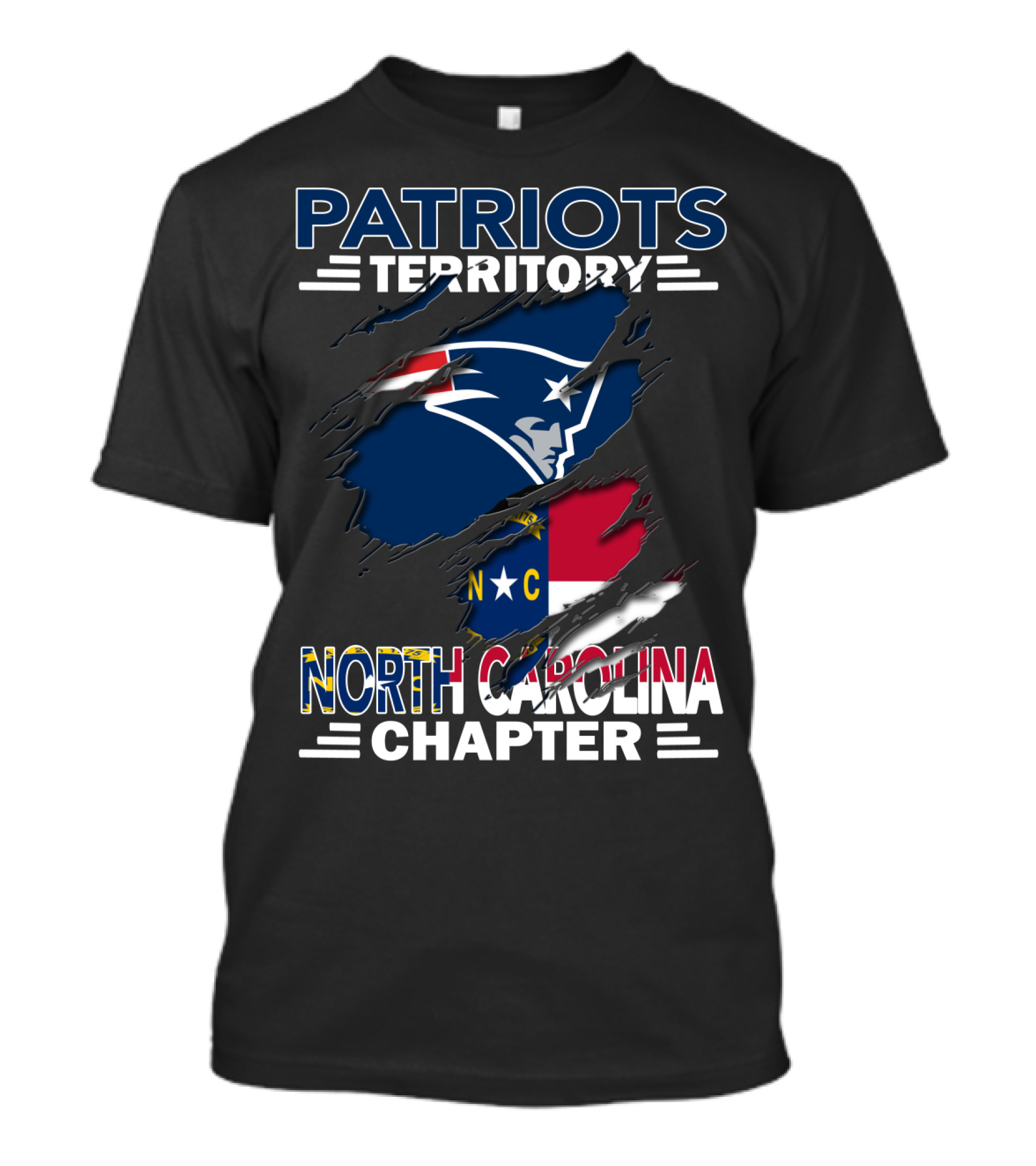 PATRIOTS TERRITORY NORTH CAROLINA CHAPTER FLAG T-Shirt