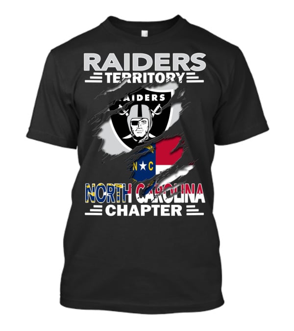 Raiders Territory North Carolina Chapter Flag T-Shirt