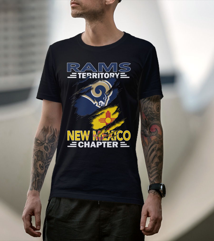 Rams Territory New Mexico Chapter Los Angeles Rams Fan Club T-Shirt