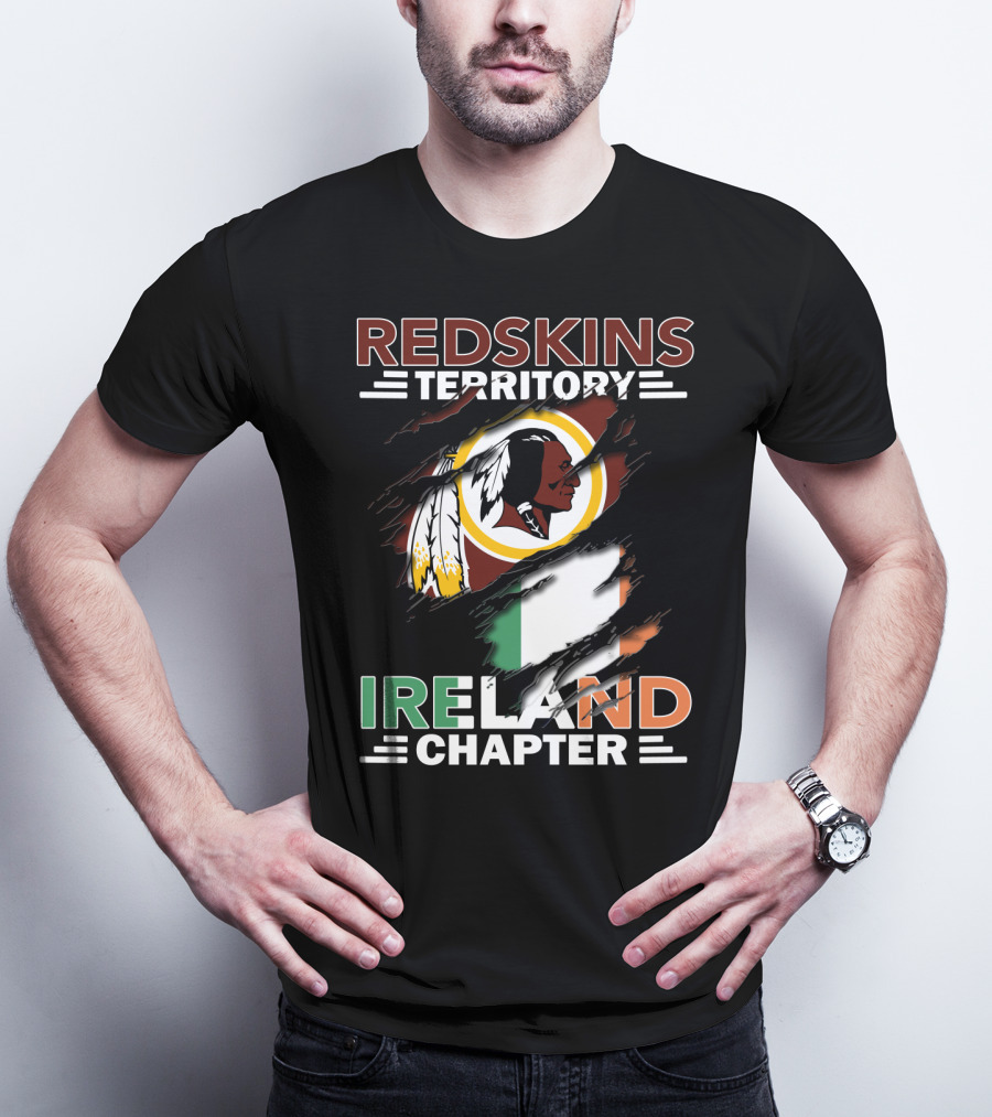 Redskins Territory Ireland Chapter Flag Symbolism T-Shirt