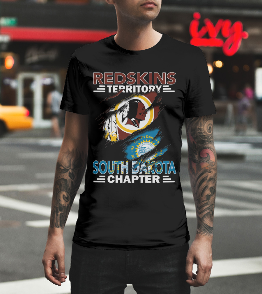 Redskins Territory South Dakota Chapter American Football Fan Community T-Shirt