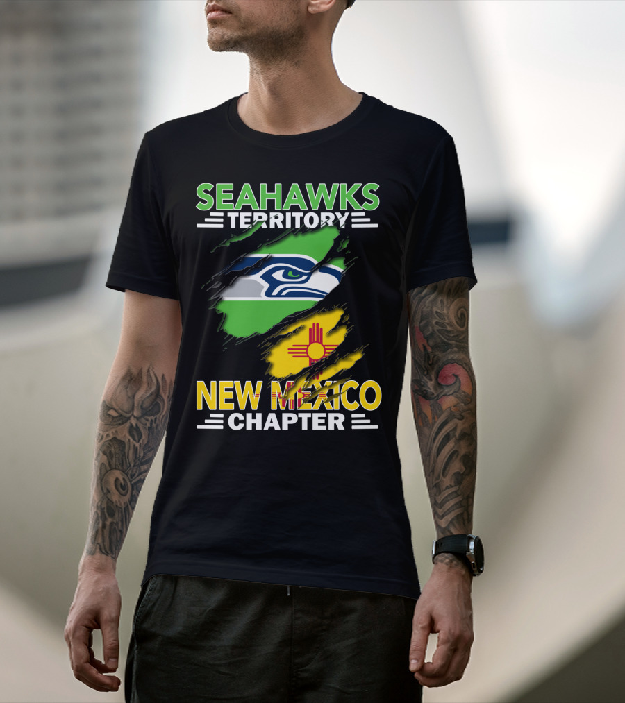 Seahawks Territory New Mexico Chapter Football Fan Zone T-Shirt