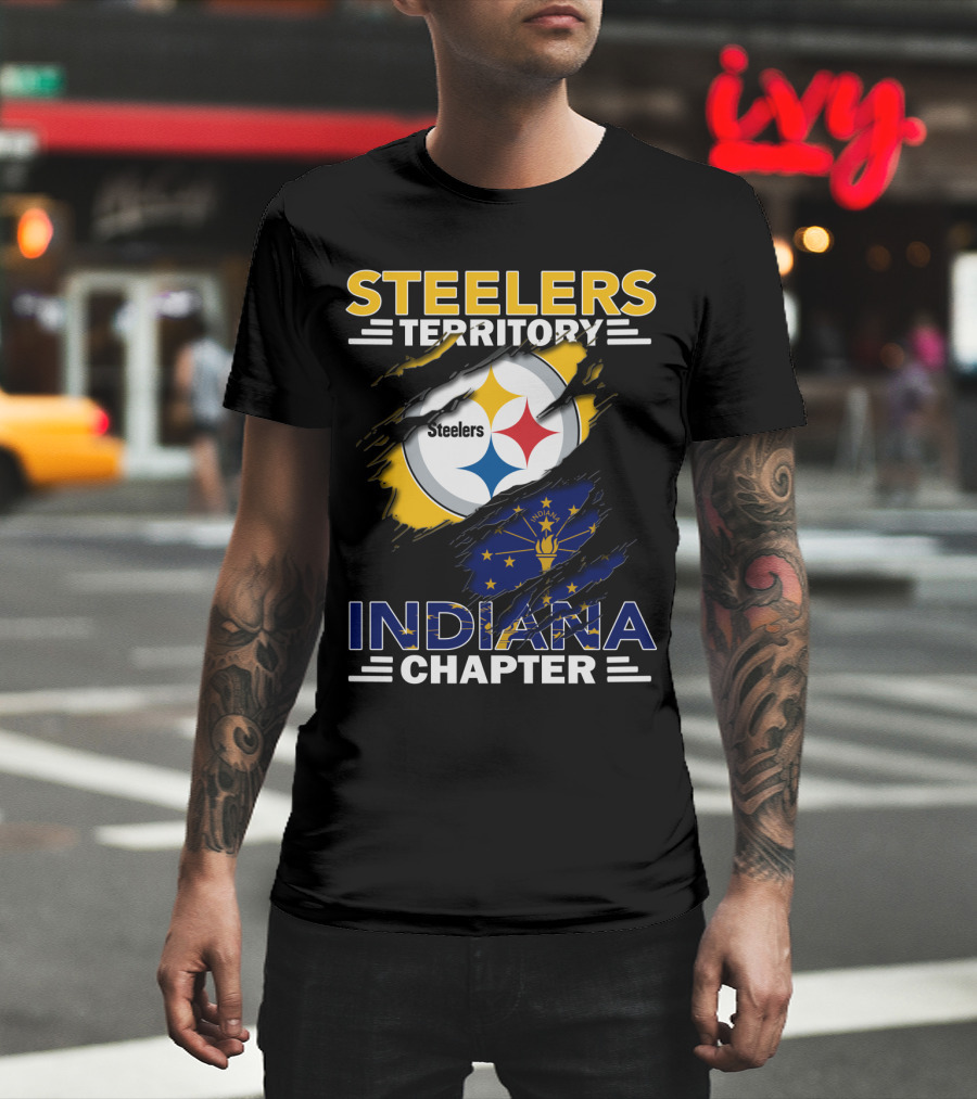 Steelers Territory Indiana Chapter Indianapolis Fan Club T-Shirt