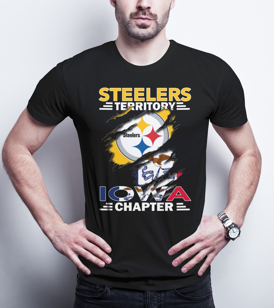 Steelers Territory Iowa Chapter Fanbase T-Shirt