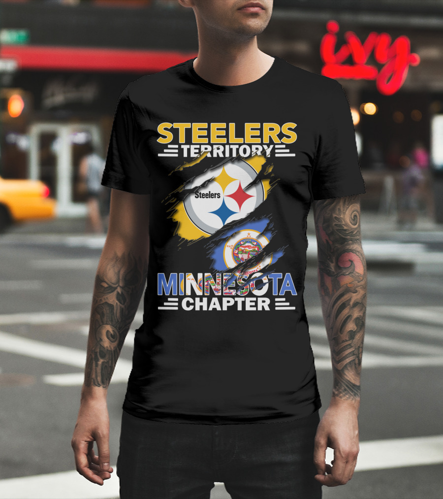 Steelers Territory Minnesota Chapter Logos And Symbols T-Shirt