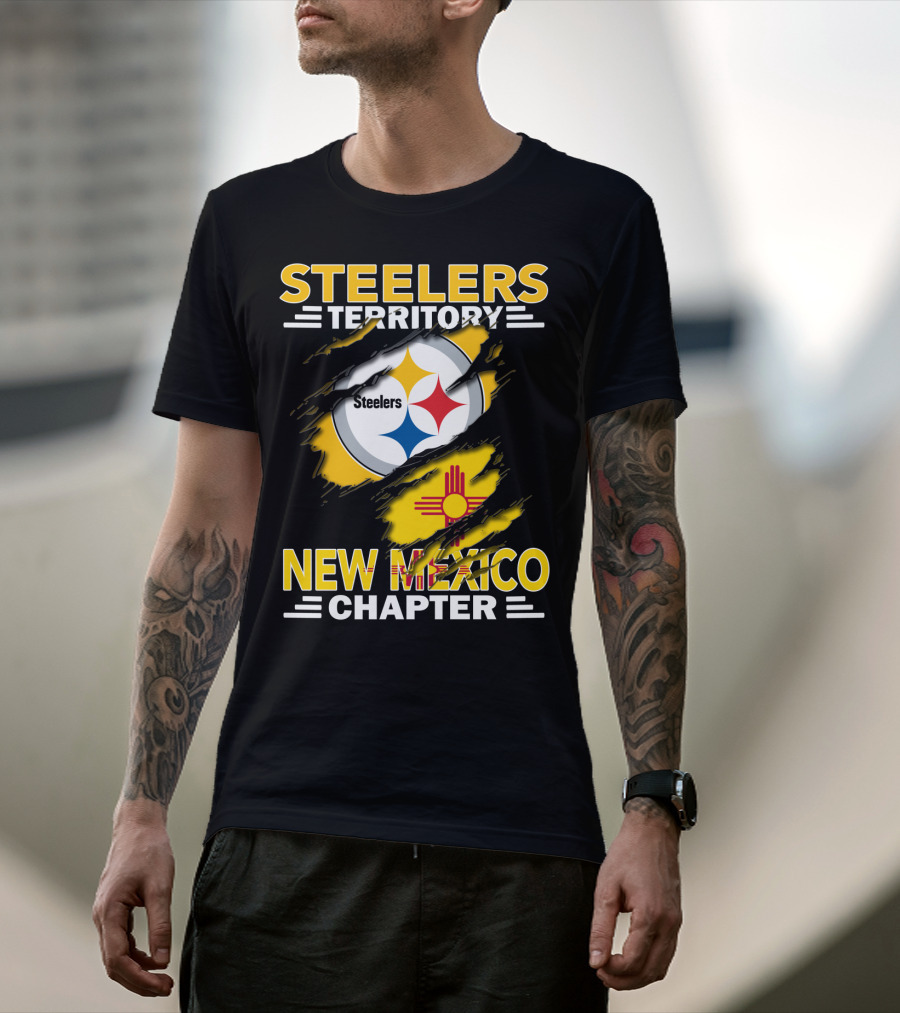 Steelers Territory New Mexico Chapter Steelers Symbol Zia Sun T-Shirt