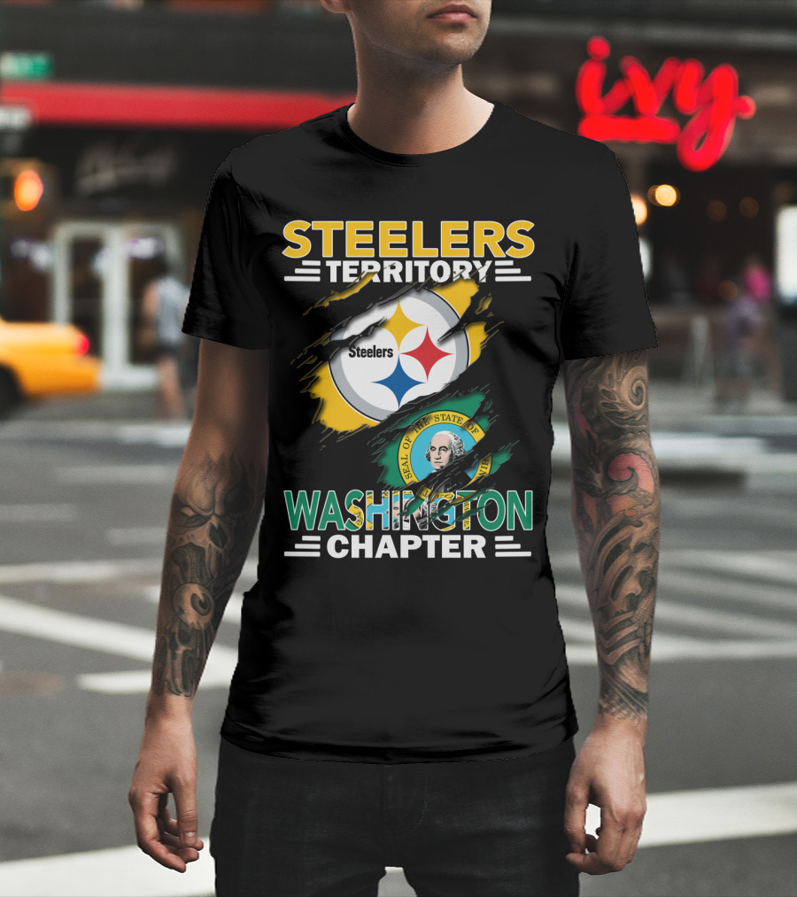 Steelers Territory Seal Of The State Of Washington Chapter T-Shirt