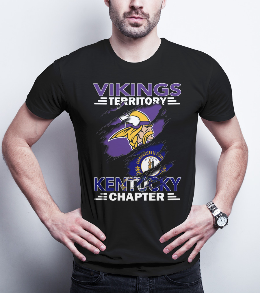 Vikings Territory Kentucky Chapter Commonwealth Of Kentucky Helmet T-Shirt
