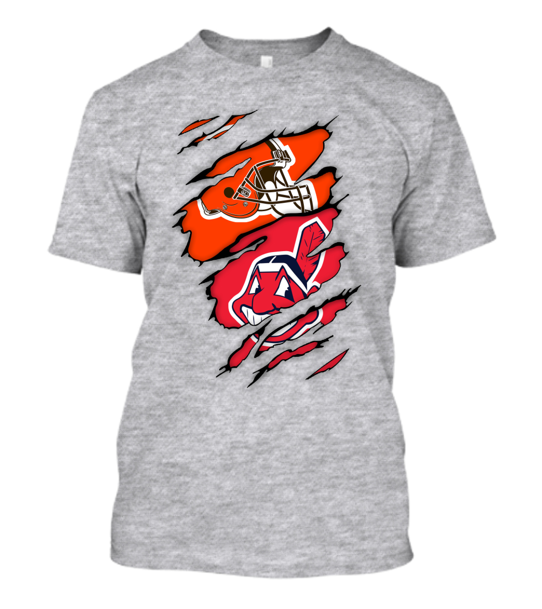 Miami Dolphins Miami Hurricanes Cleveland Browns Helmet Chief Wahoo T-Shirt