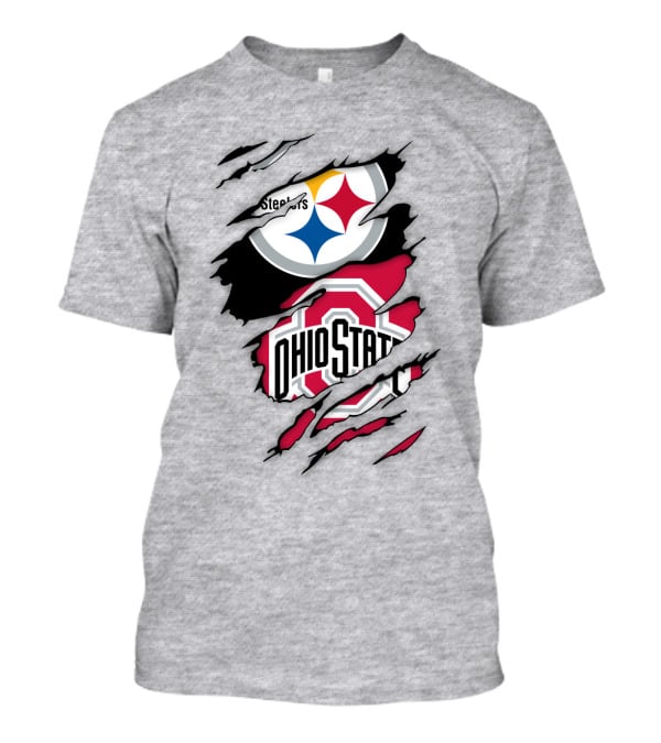 Ohio State Buckeyes Steelers Rip T-Shirt