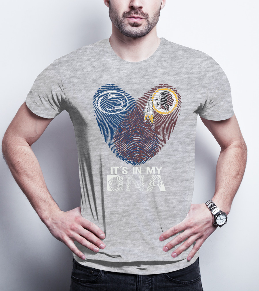 Penn State Nittany Lions Washington Redskins It's In My Dna T-Shirt