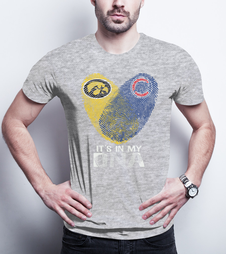 Chicago Cubs Iowa Hawkeyes It's In My DNA T-Shirt