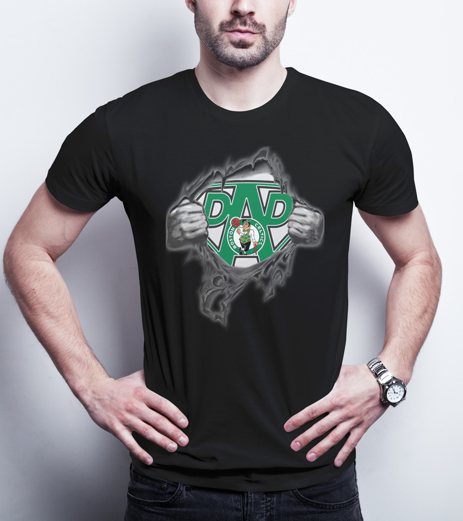 Boston Celtics Super Dad T-Shirt