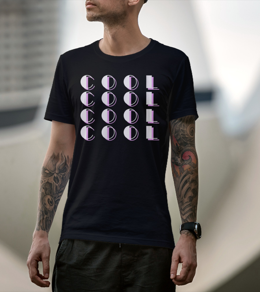 Jonas Cool First Name Circles And Lines T-Shirt
