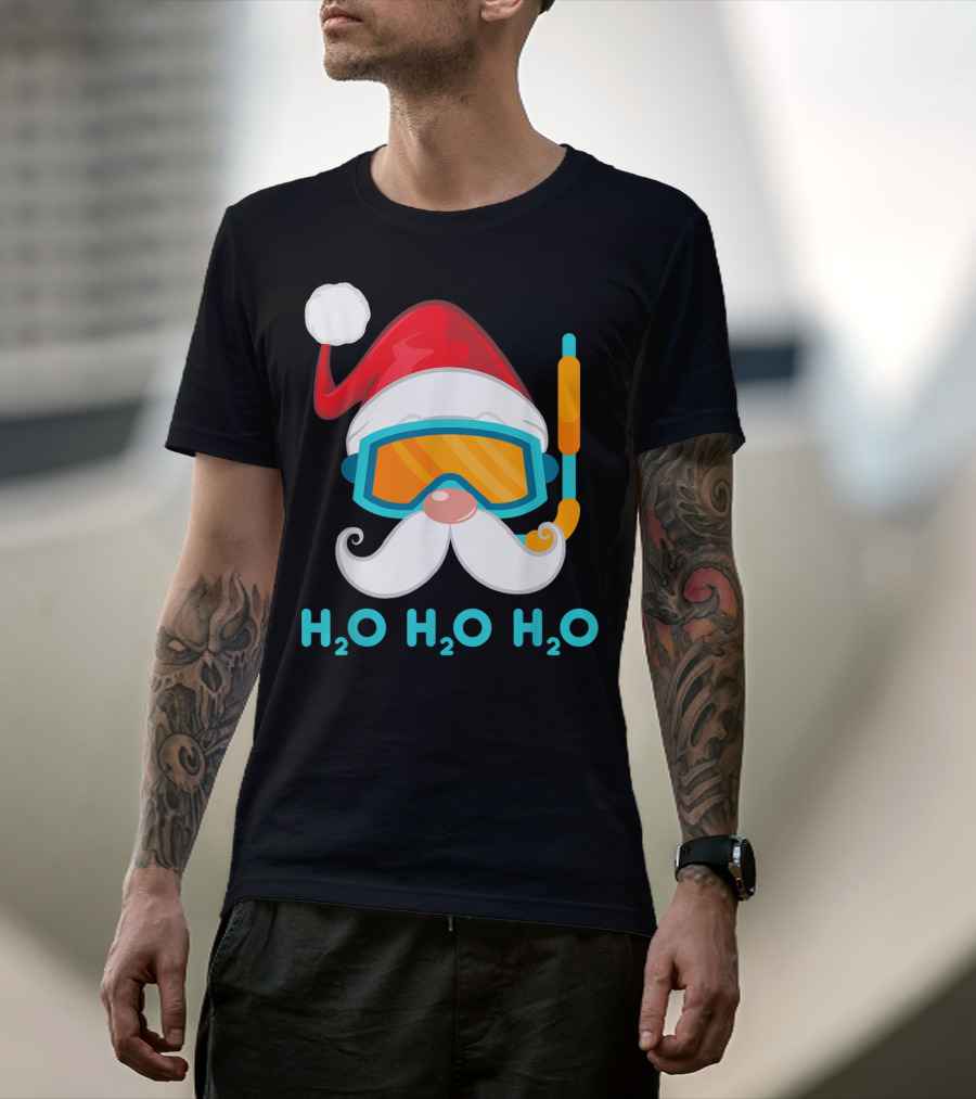Santa Claus H2O Snorkeling Lover T-Shirt