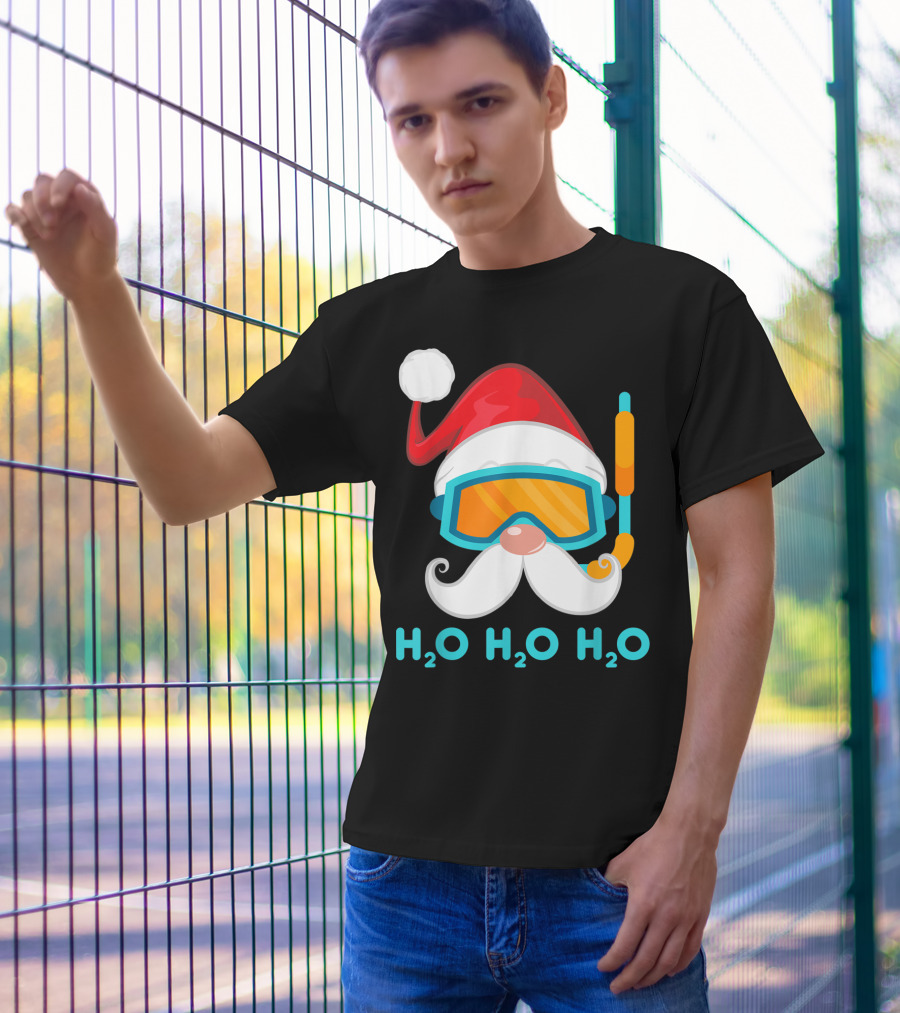 Santa Claus H2O Snorkeling Lover T-Shirt