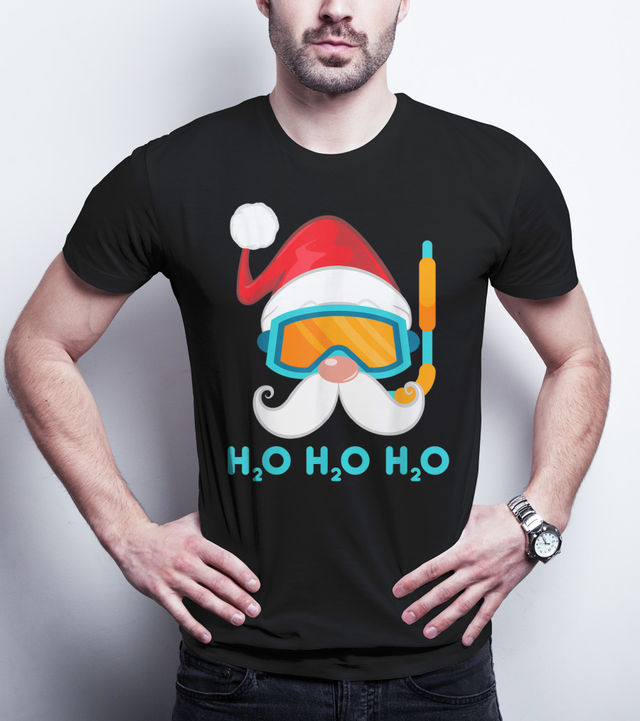 Santa Claus H2O Snorkeling Lover T-Shirt