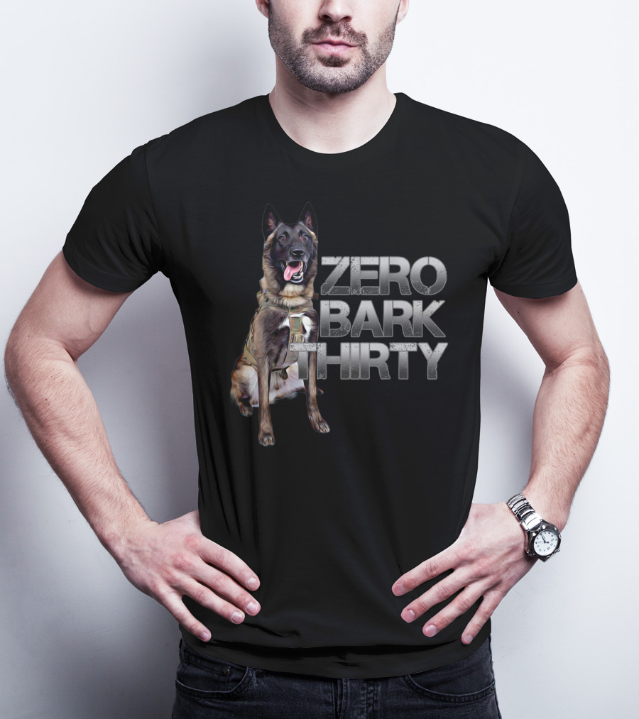 Zero Bark Thirty Dog T-Shirt