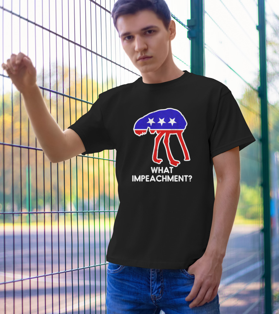 What Impeachment Ostrich Stars Republican T-Shirt