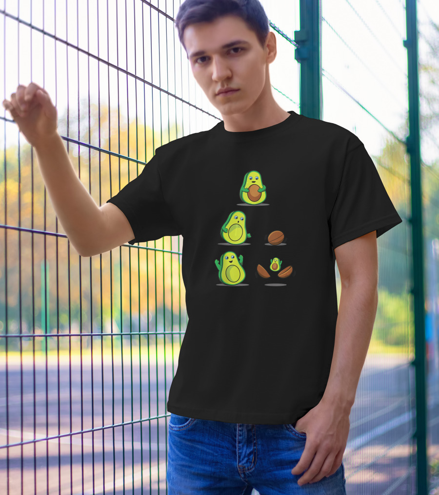 Avocado Mom Pregnancy Mamacado Cute Expecting Fruit Family Gag T-Shirt