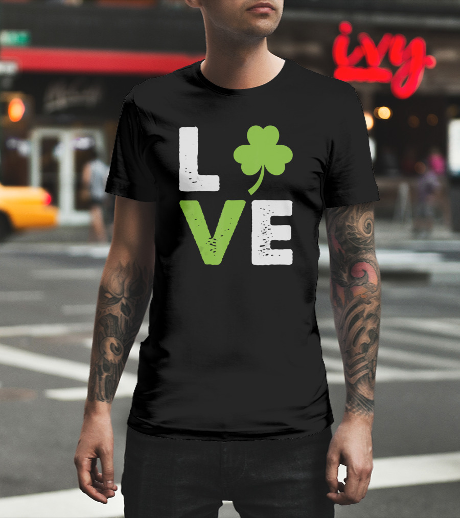 Love Shamrock Irish Love T-Shirt