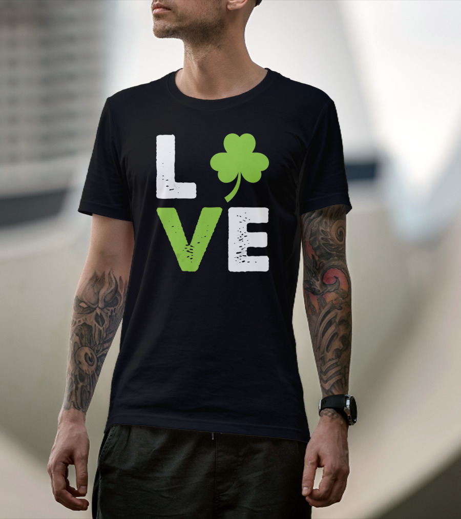 Love Shamrock Irish Love T-Shirt