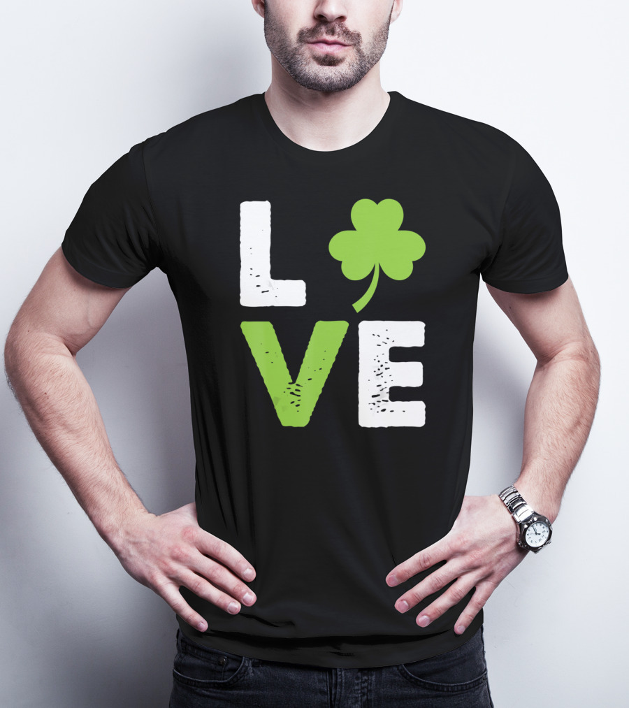Love Shamrock Irish Love T-Shirt