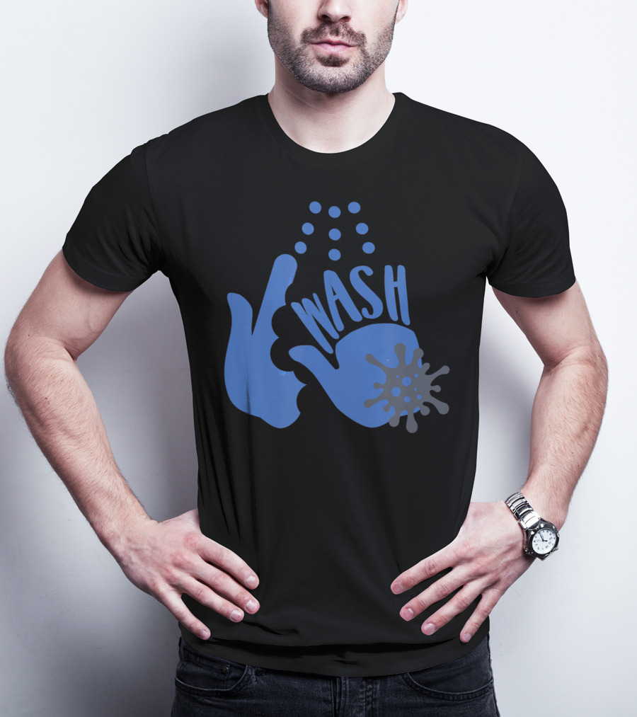 Wash Your Freakin' Hands Virus Bubbles T-Shirt