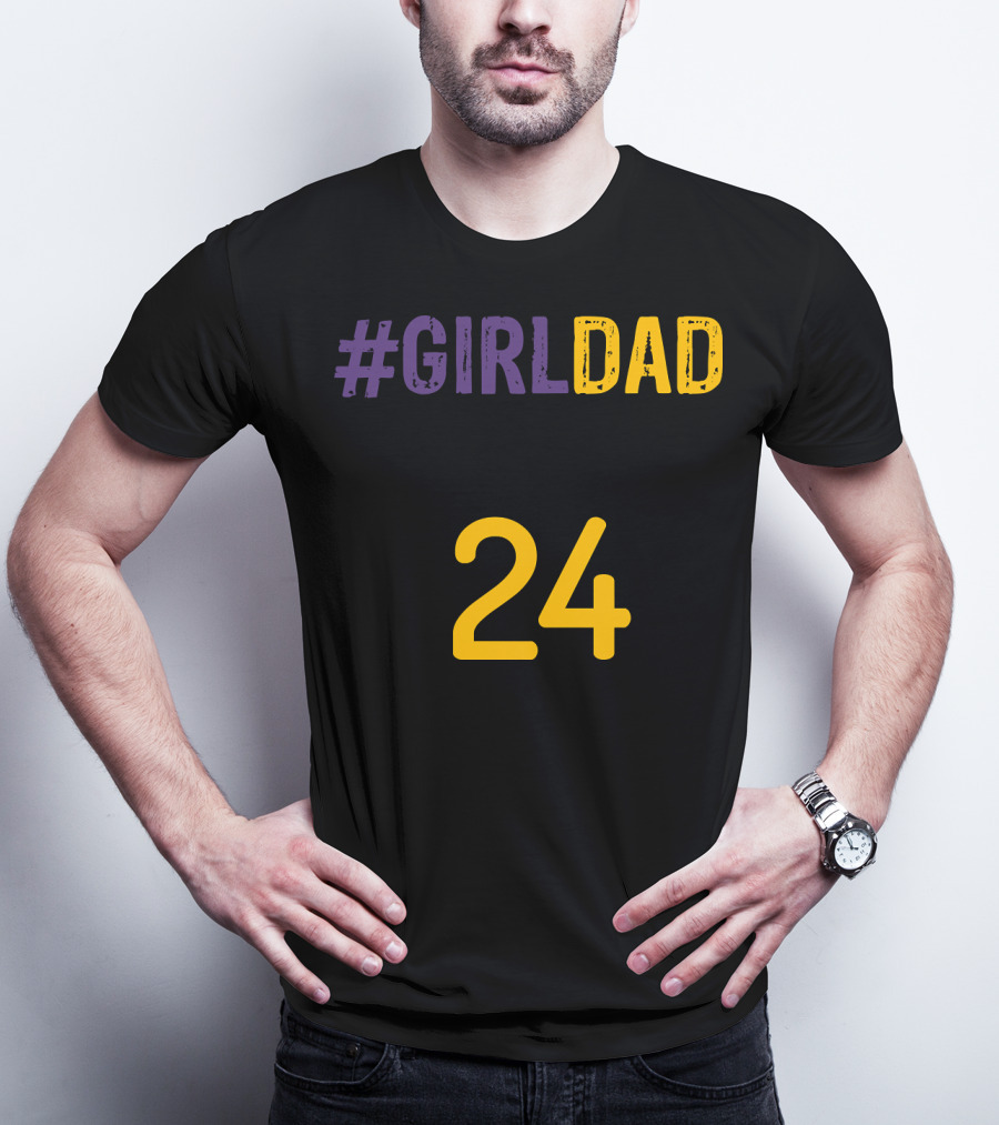GIRLDAD 24 Kobe Bryant T-Shirt