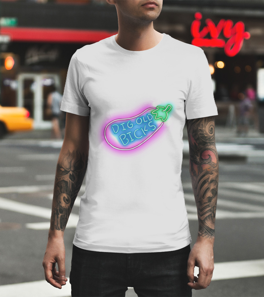 Dig Old Bick Neon Eggplant Terry Korvo Solar Opposites T-Shirt