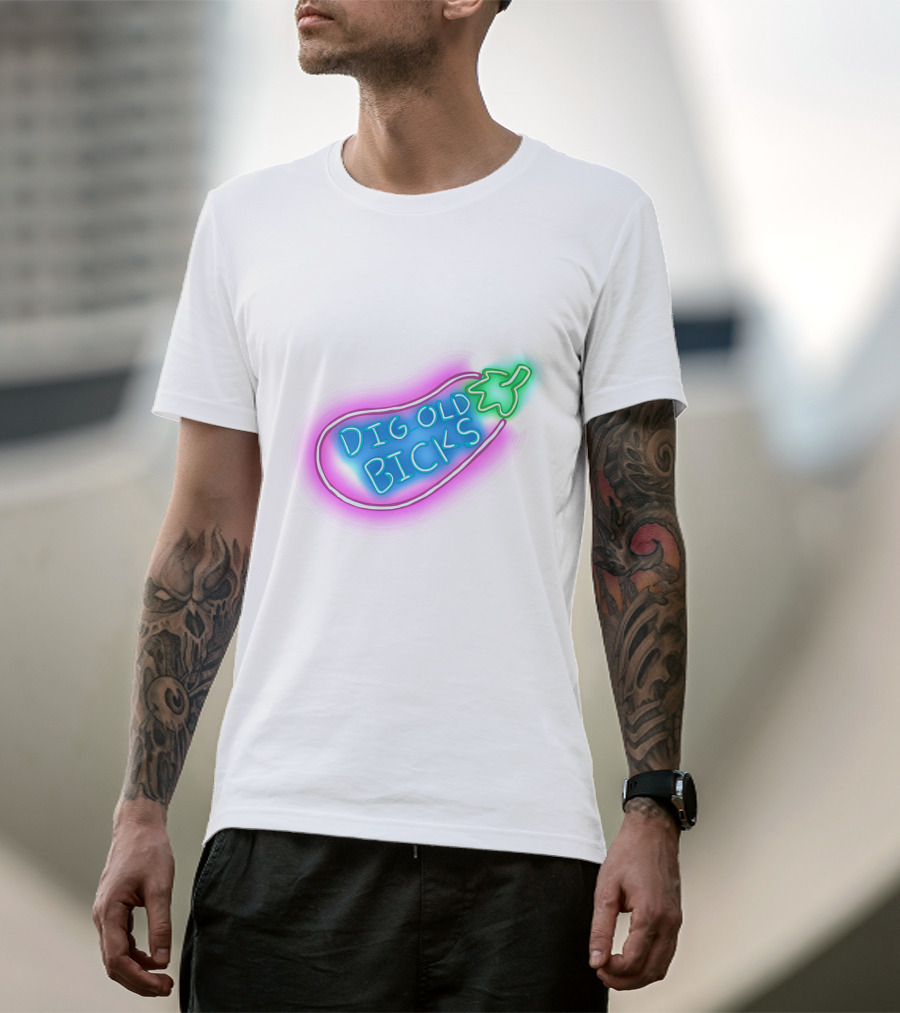 Dig Old Bick Neon Eggplant Terry Korvo Solar Opposites T-Shirt