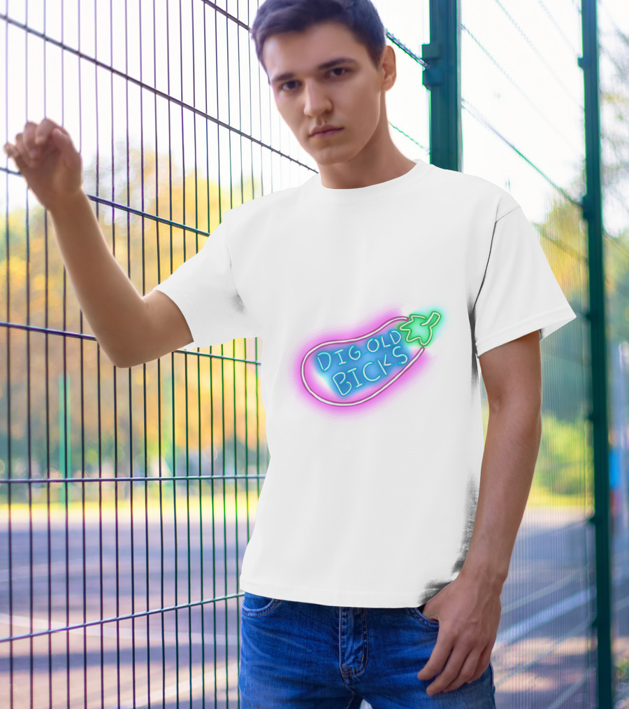 Dig Old Bick Neon Eggplant Terry Korvo Solar Opposites T-Shirt
