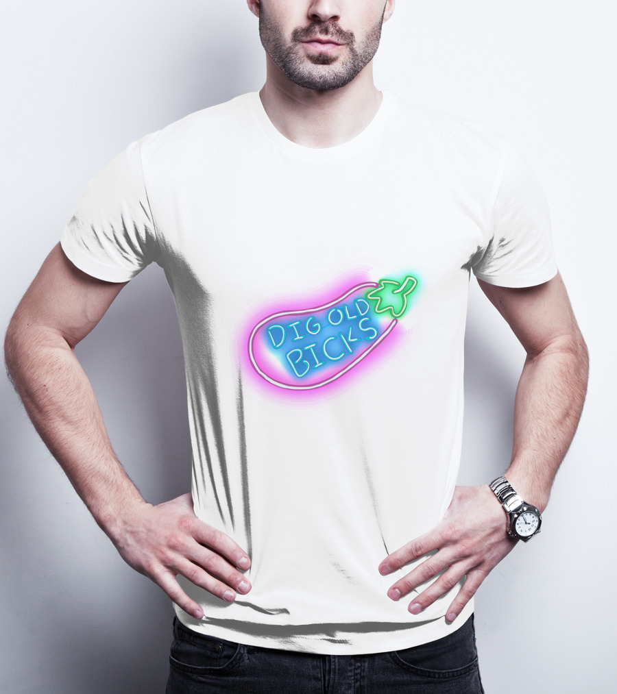 Dig Old Bick Neon Eggplant Terry Korvo Solar Opposites T-Shirt
