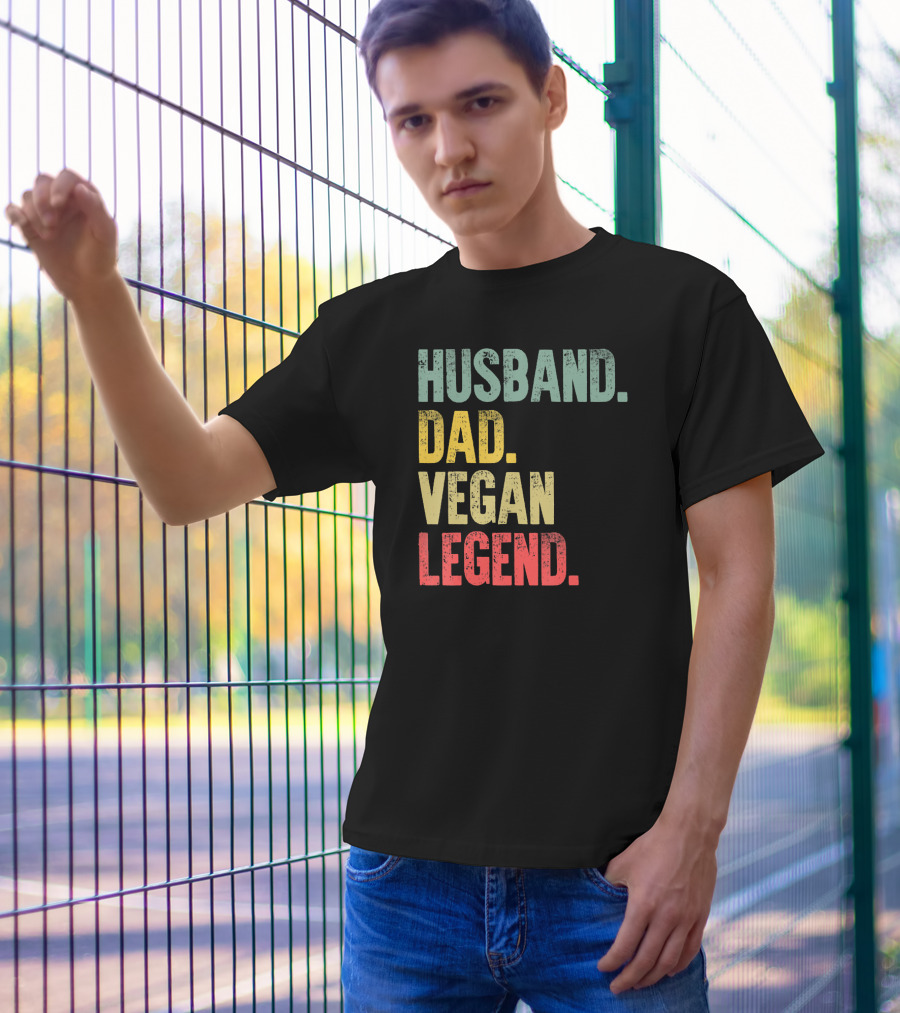 Husband Dad Vegan Legend T-Shirt