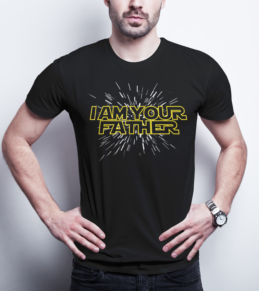 I Am Your Father Star Wars Text Burst T-Shirt